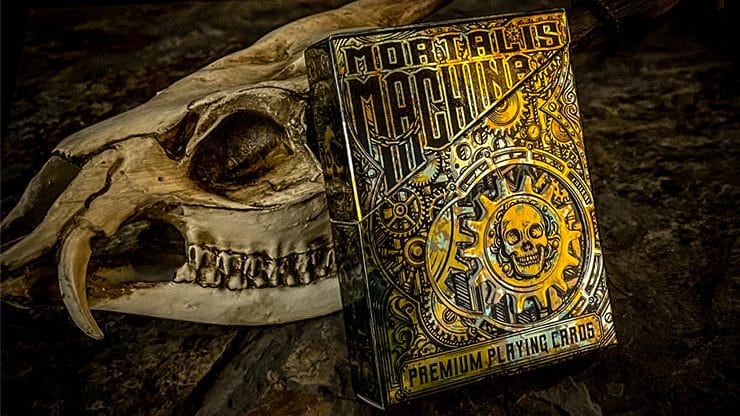 Mortalis Machina Cobalt Edition Playing Cards - usa magic shop
