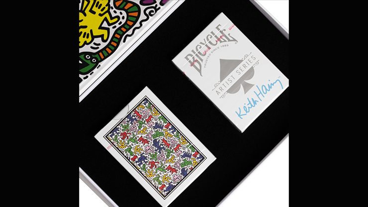 Bicycle Keith Haring (Box Set Red and Blue) Playing Cars by US Playing ...